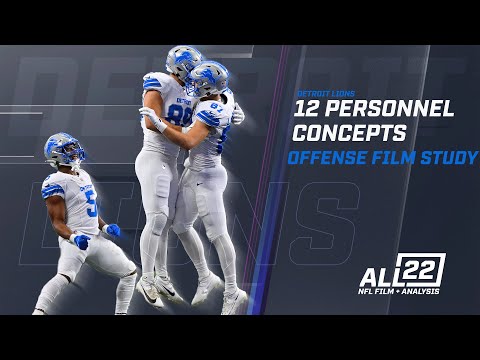 HOW BEN JOHNSON USES 12 PERSONNEL TO TORMENT THE NFL - LIONS OFFENSE FILM STUDY #lions