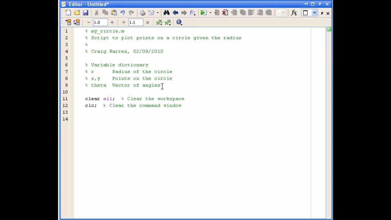08 Writing a simple script