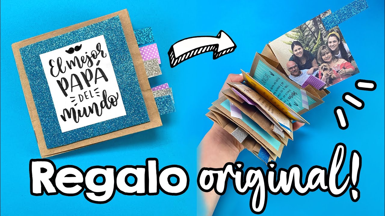 Regalo ORIGINAL Y CREATIVO para PAPÁ!! (DÍA DEL PADRE!) ✄ Barbs Arenas Art!