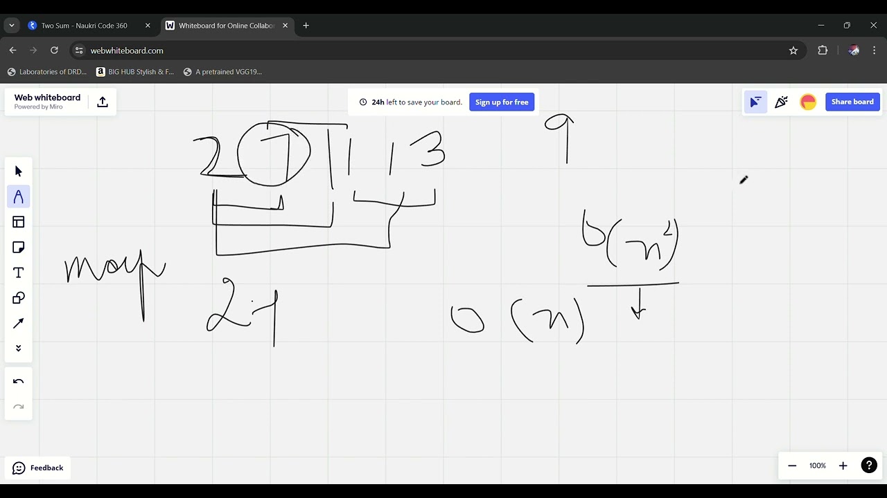 Two Sum  | Naukri Code 360 | Data Structures and Algorithms