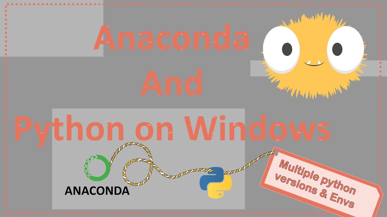 How to use anaconda and different versions of python on windows side by side