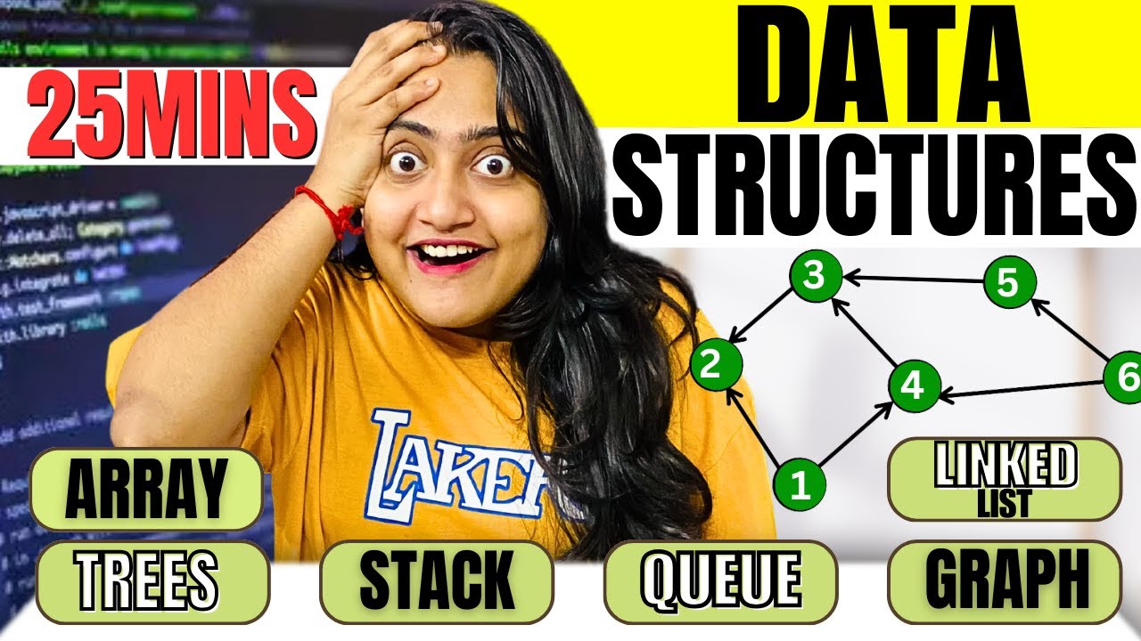 😳Master DATA STRUCTUREs in Jus 25Mins EASILY(Beginners with CODE)🔴