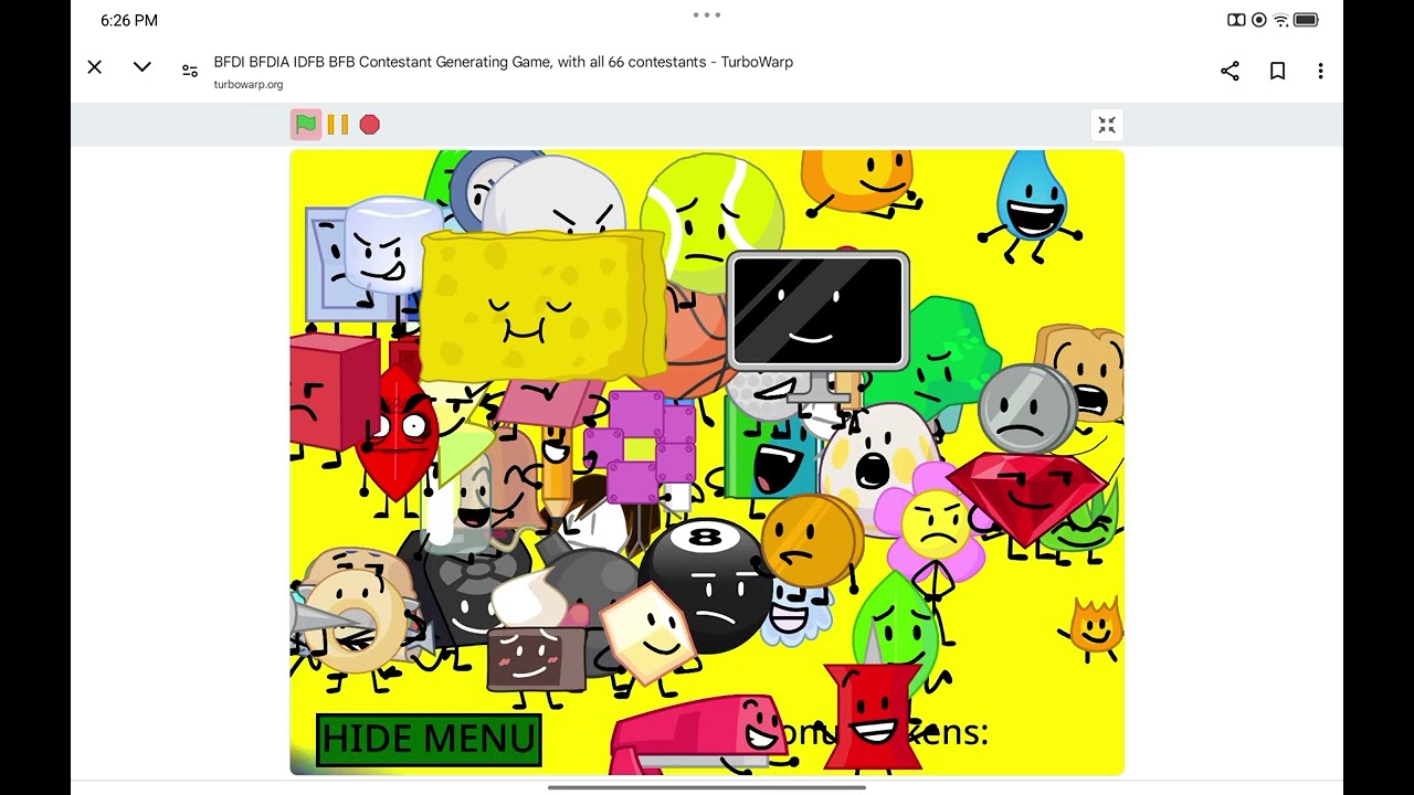 BFB generating game tutorial