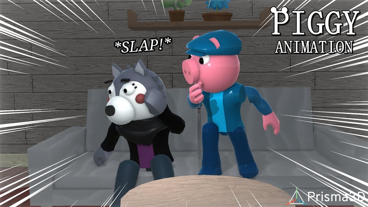 Georgie slaps Willow?! | Roblox Piggy Animation