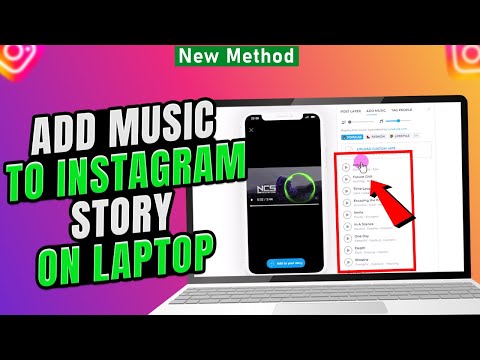 How to add music to Instagram story on laptop 2025 [ Quick & Easy ]