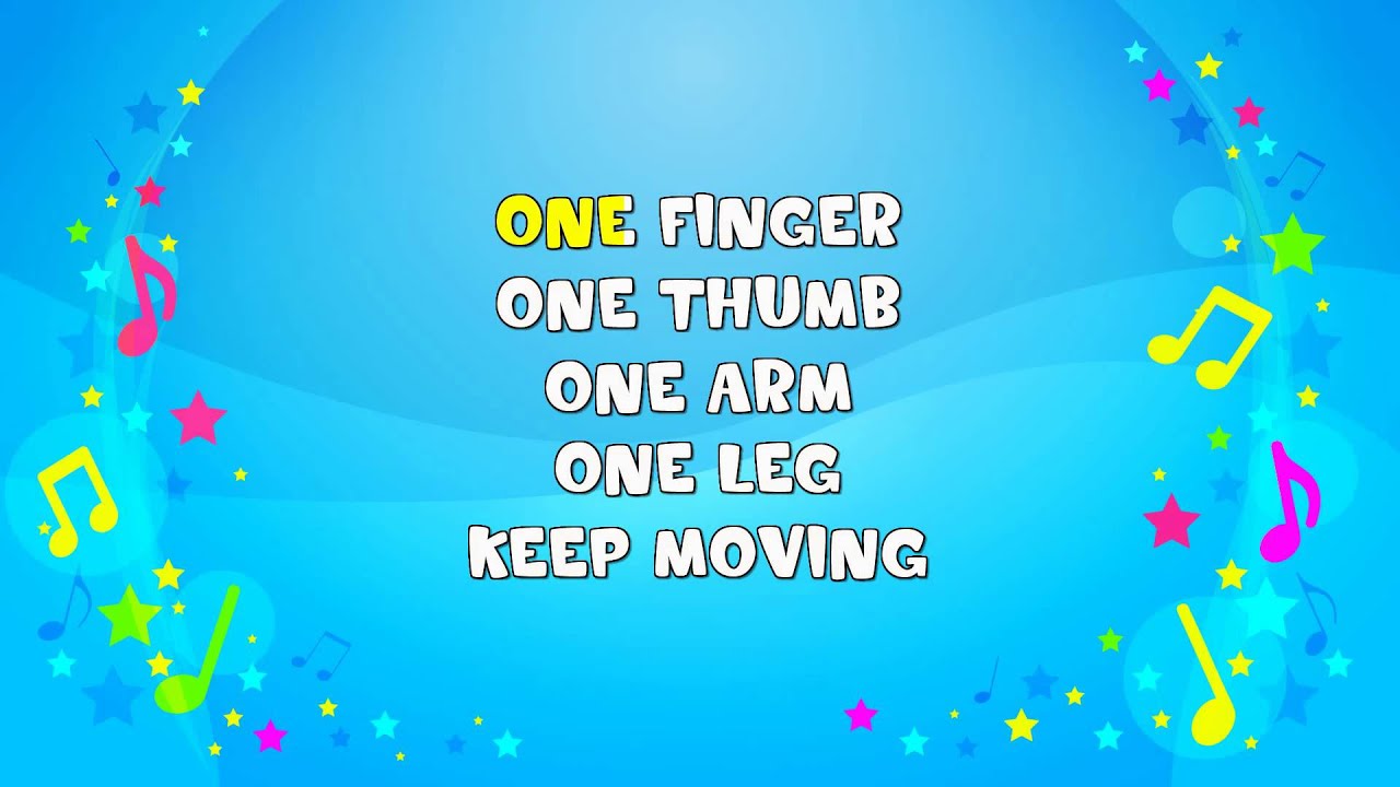 One Finger, One Thumb Sing-A-Long