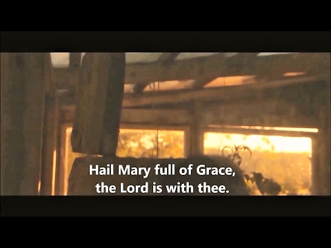 Catholic Prayers. Hail Mary. Subtitled.