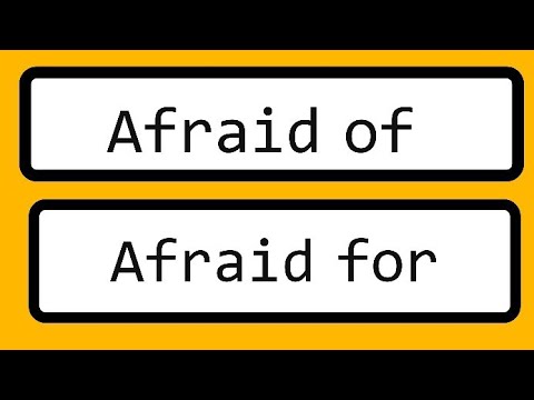 Uses of (afraid of )(afraid for) sentence with examples in Urdu English class 9 #learningwithme