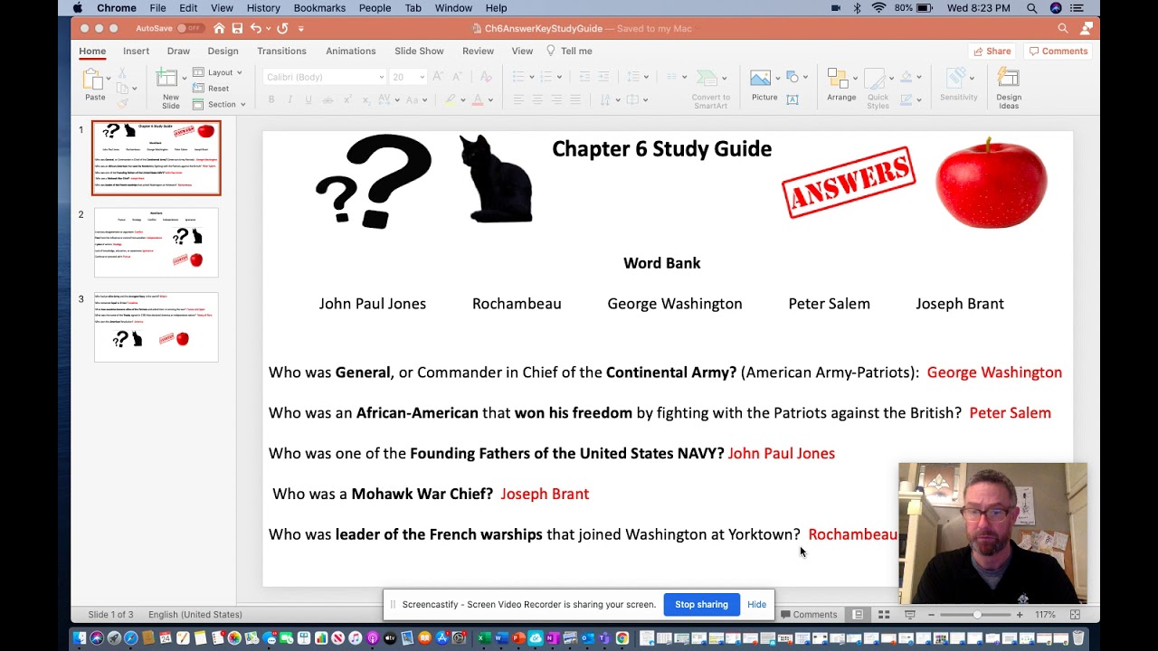 Chapter 6 Study Guide Read Aloud