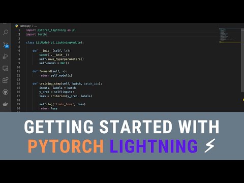 Getting Started with PyTorch Lightning ⚡️