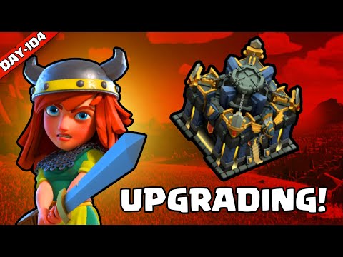 "Town Hall 17 Upgrading & Base Visiting In Clash Of Clans " DAY-104 #clashofclans #coclive #youtube