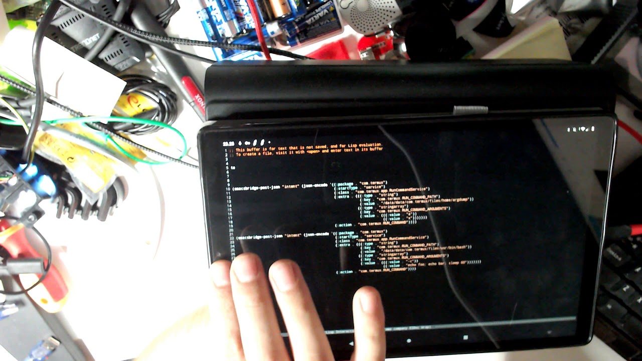 Morse input for Emacs on Android