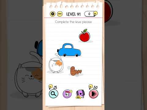 Complete the level please Brain Test Level 91