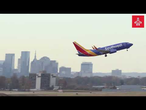 Departures in 4K on 11 10 22 at Nashville International Airport BNA