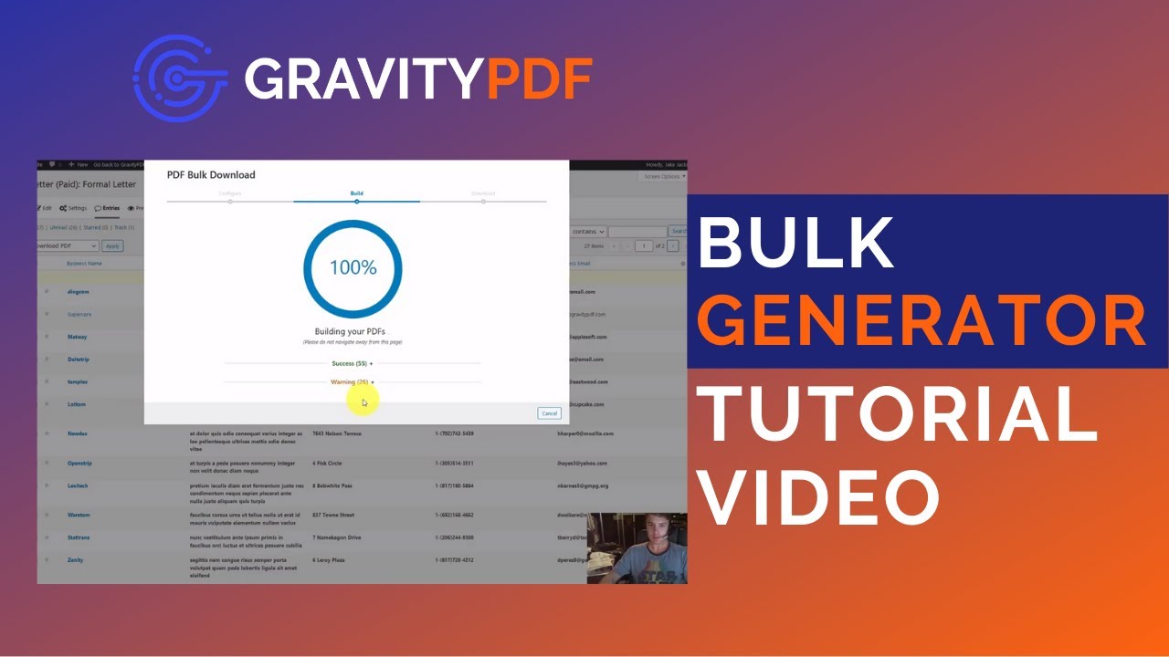 Tutorial: Using the Gravity PDF Bulk Generator Plugin