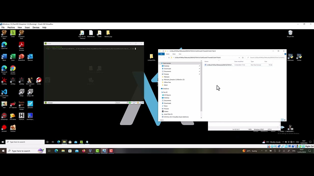 Malicious Document Analysis   RTF Sample #1
