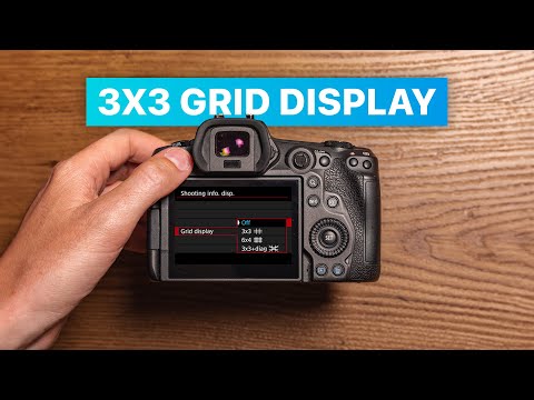 Canon R6 & others: Grid display setup (4082C002)