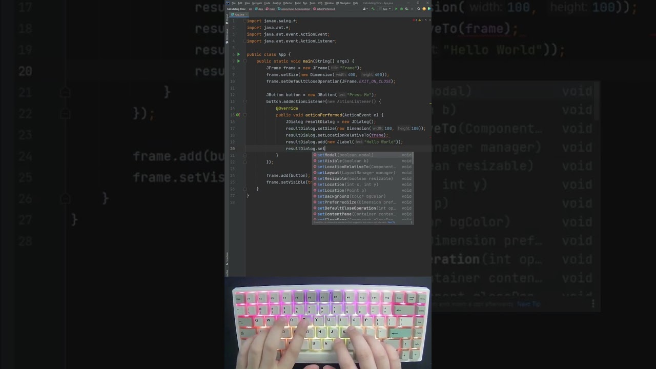 Transform your Java Swing GUI with a custom dialog box