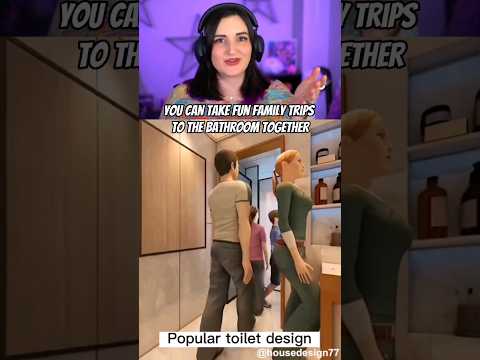 I Tried to Design 1 Bathroom for 8 People... but WHY?! #shorts (credit: housedesign77)