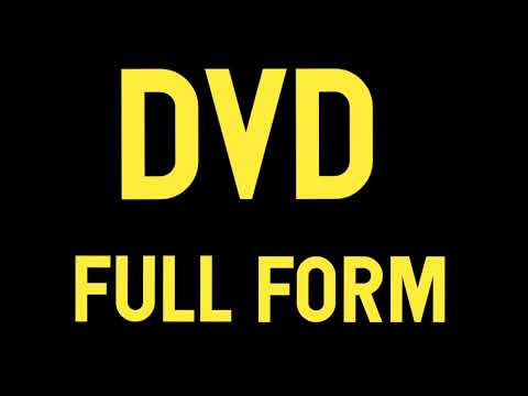 full form of DVD || definition of DVD || full meaning of DVD