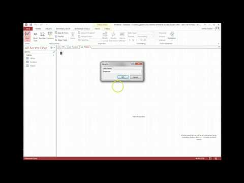 Create Access Relational Database from Excel Tables
