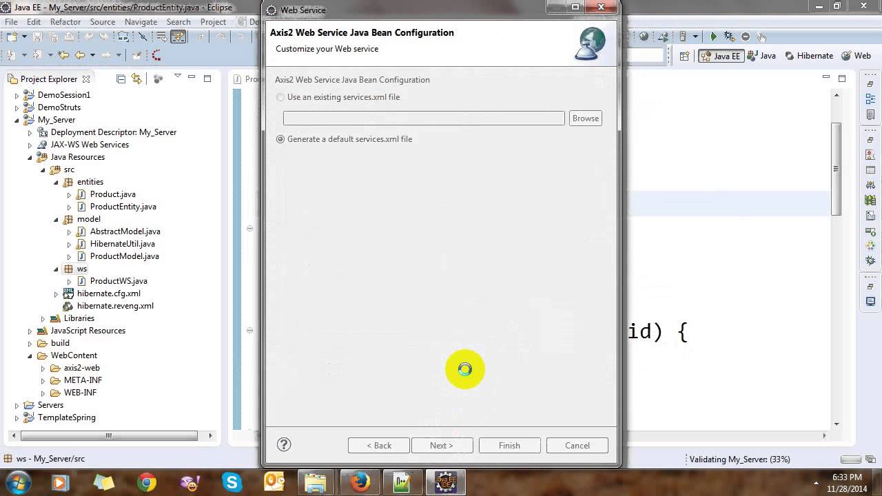Building SOAP Web Service and Hibernate in Java Using Eclipse