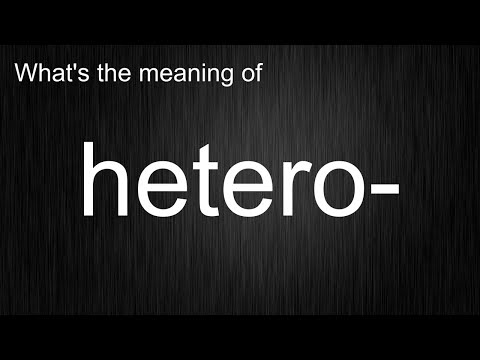 Uncovering the True Meaning of "hetero-"! How Should It Be Pronounced?