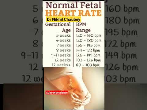 normal baby heart rate in week #video #baby #pragnency #babydevelopment #trending #mbbs#dr #viral