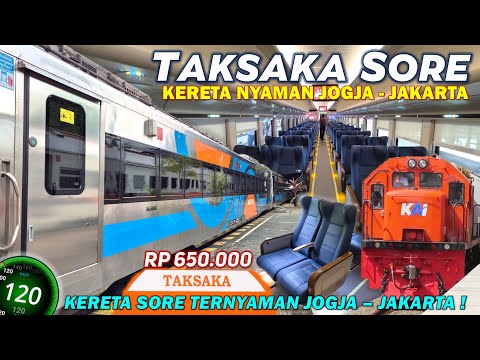 KERETA EKSEKUTIF TERNYAMAN JOGJA JAKARTA ! Trip KA Taksaka Eksekutif Jadwal Sore Terbaru GAPEKA 2025