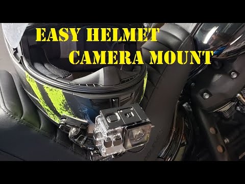 TOZ Motorcycle Helmet Camera Mount from Amazon - EASY INSTALL!
