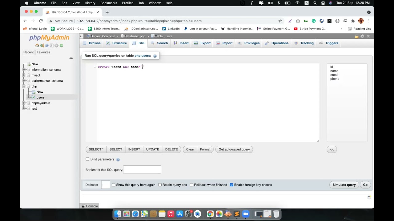 SQL Update Query | Do What I Do | Programming