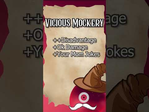 Vicious Mockery DnD 2024 #dnd #dnd2024