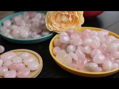 NINGYE Pink Rocks for Plants Decorative Stones Top Dress of Succulent Home Decor