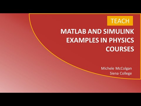 شرح MATLAB and Simulink Examples in Physics Courses معتمد - منصة معارف