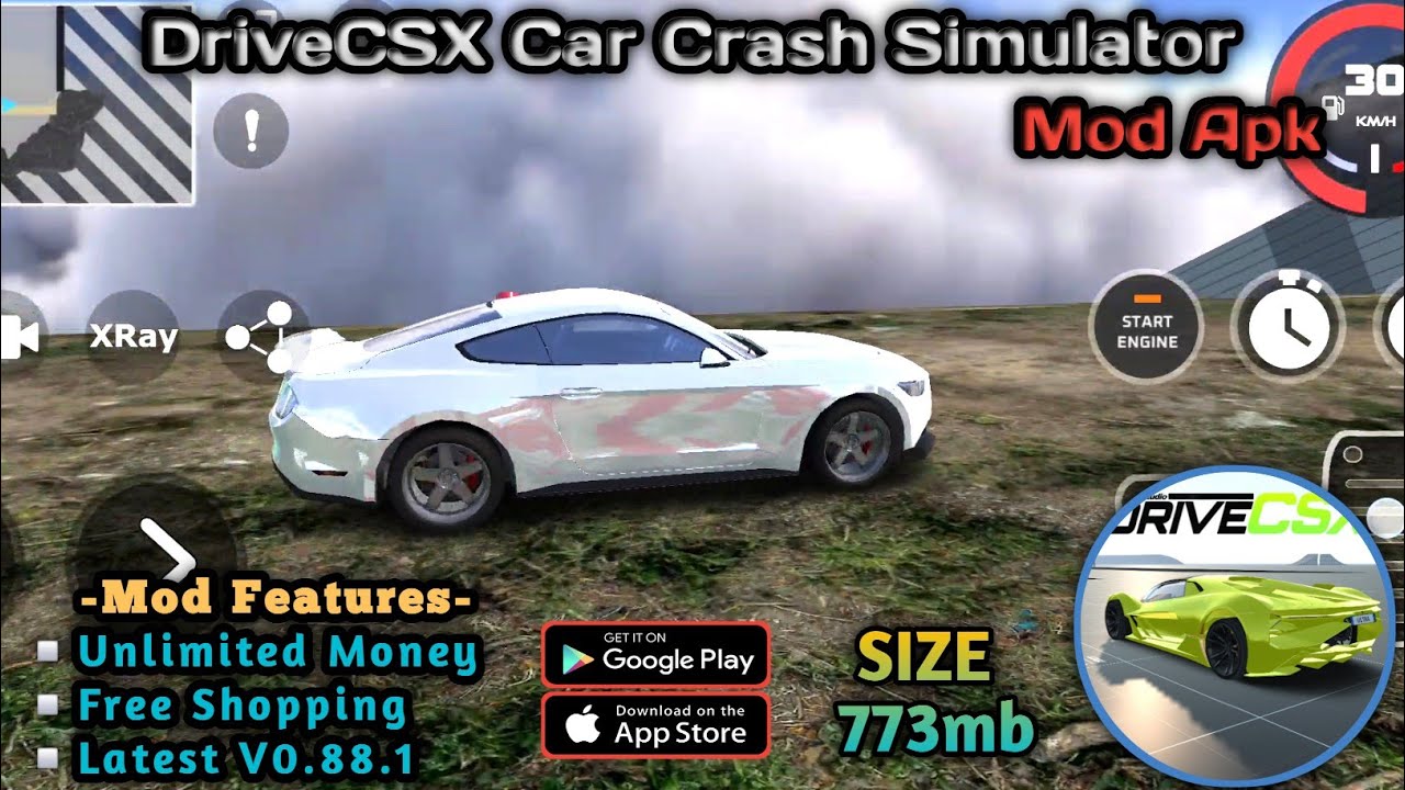 DriveCSX Car Crash Simulator Mod Apk | All Unlocked | Premium | How To Download 