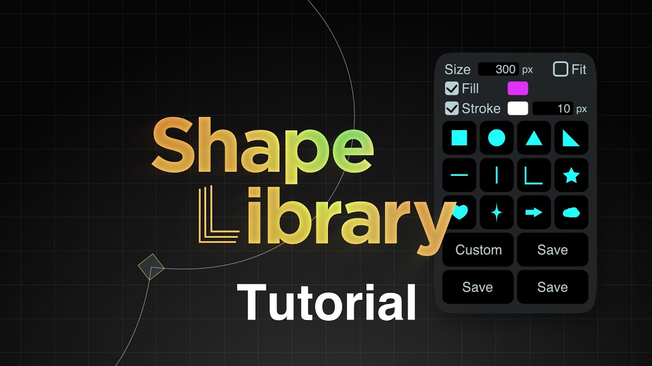 Shape Library for After Effects Tutorial