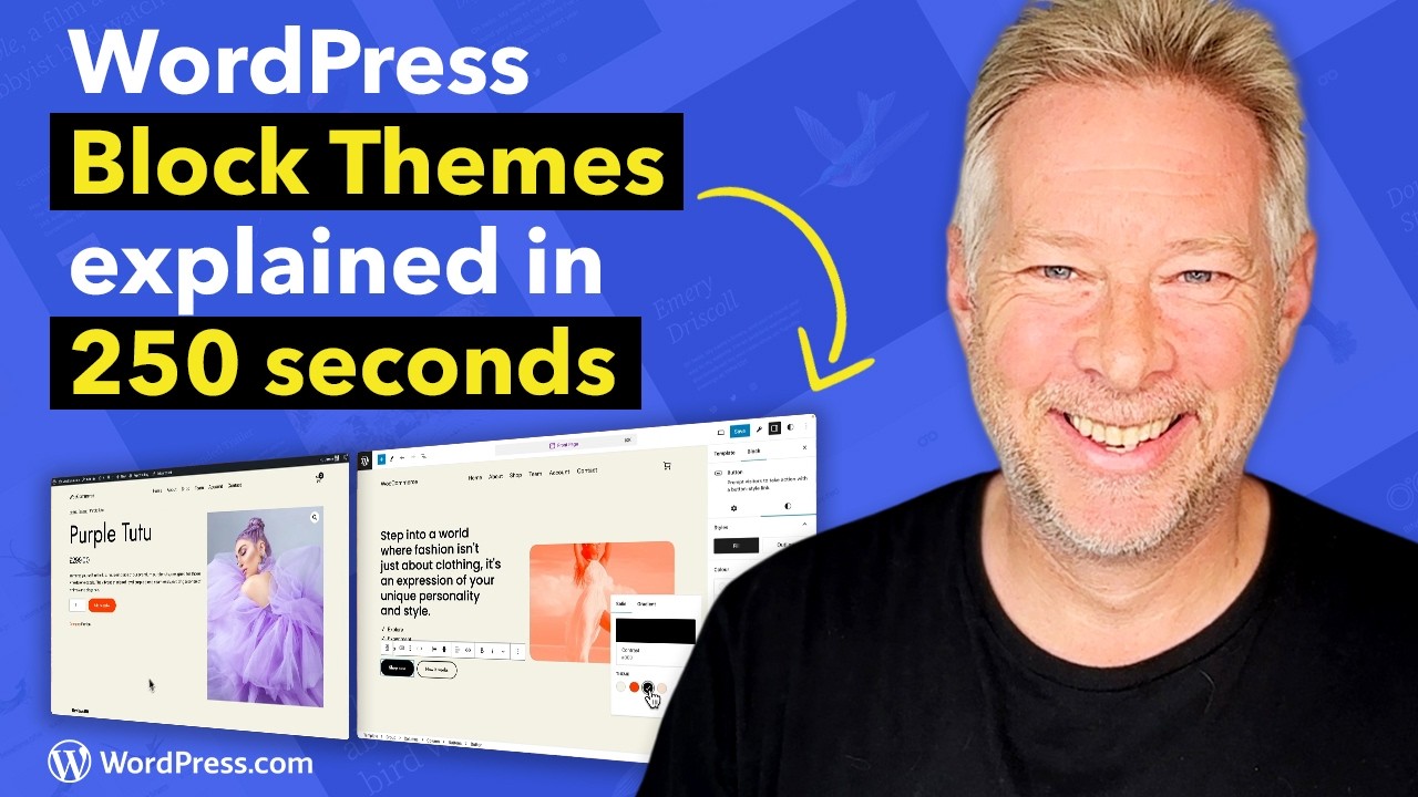 WordPress Block Themes explained in 250 seconds 🔥