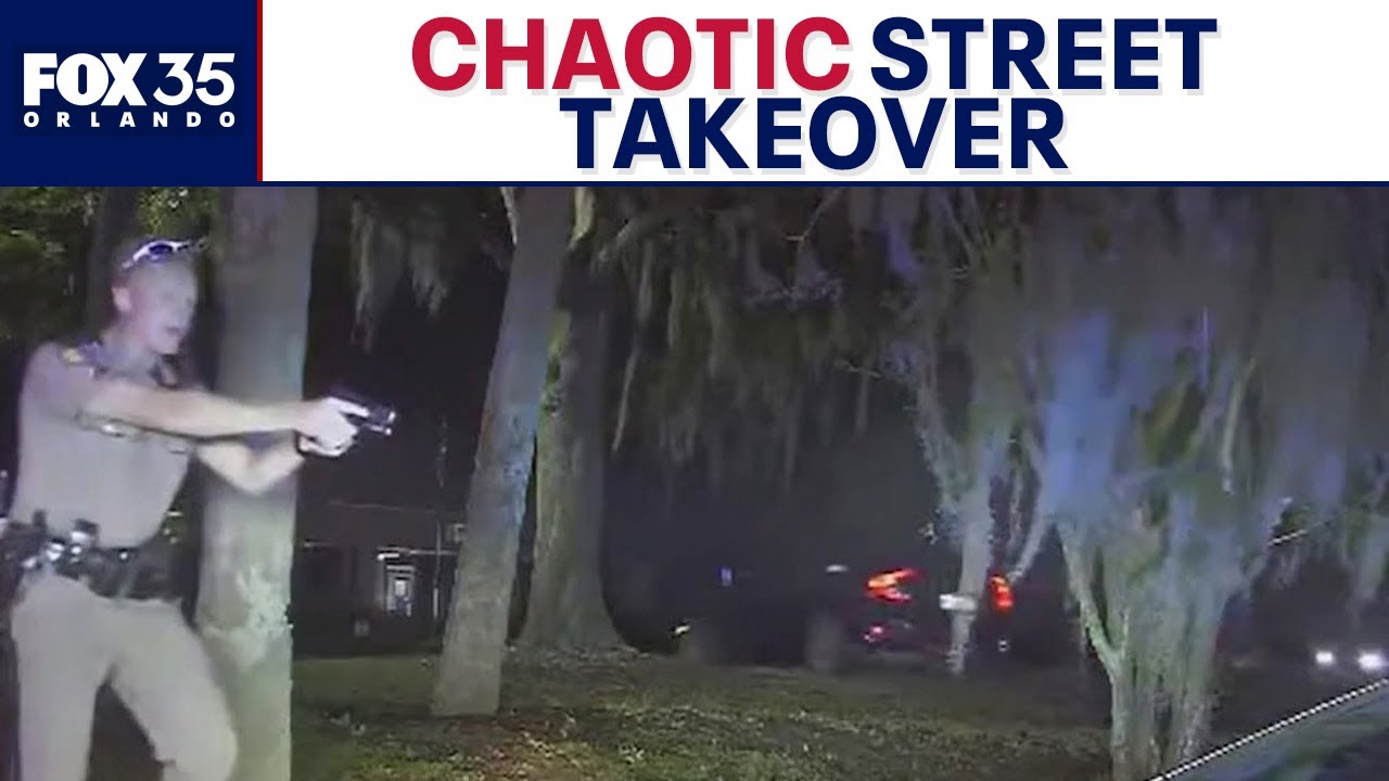 Street takeover: Troopers in Florida ram vehicles, make arrests in chaotic scene
