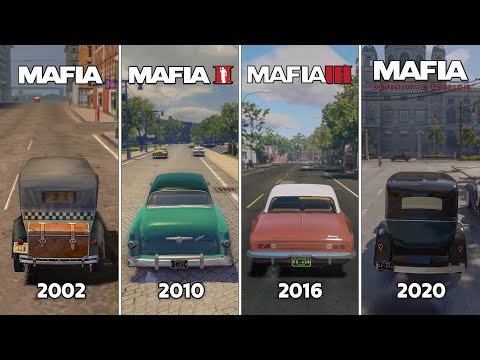 MAFIA vs MAFIA 2 vs MAFIA 3 vs MAFIA Definitive Edition - Physics and Details Comparison