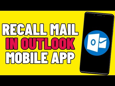 How To Recall Mail In Outlook Mobile App (2025)