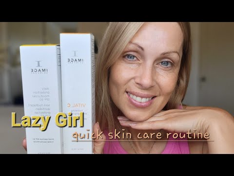 Image Skincare/Lazy girl summer Skincare routine/maturing skin #over40 #skincare