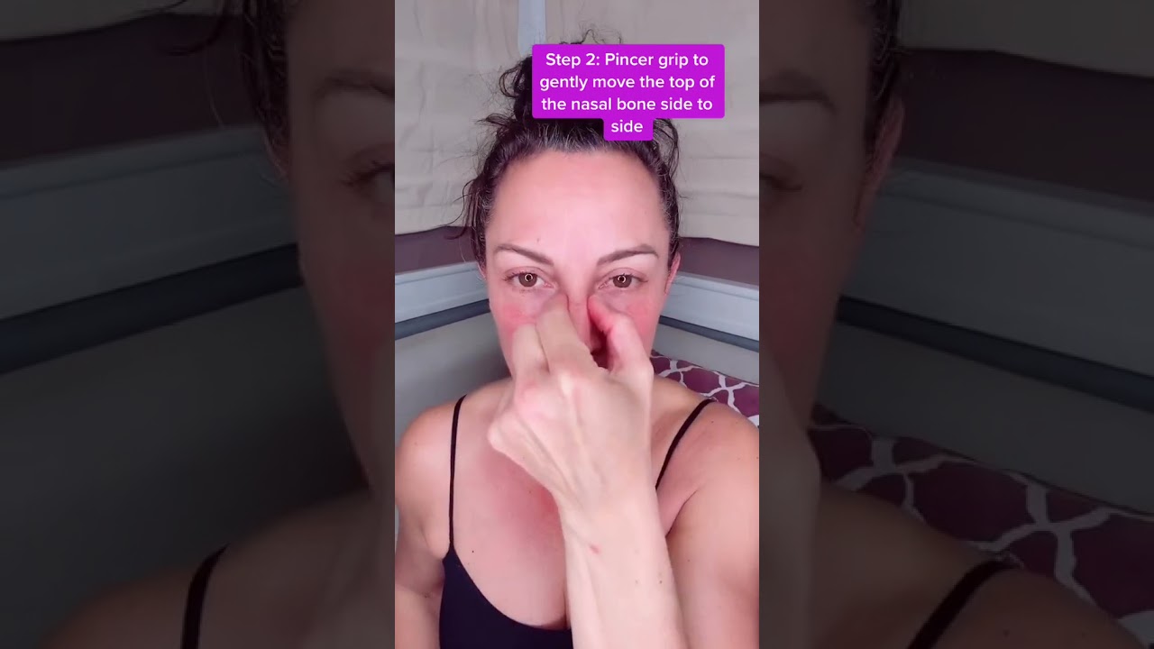 Seasonal Springtime Allergy Facial Congestion