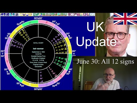 Astrology for Mon June 30 2025: ALL12 SIGNS, UK, Keir Starmer
