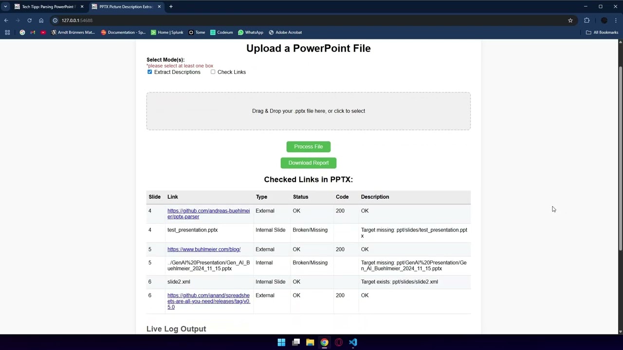 pptx parser extended Video