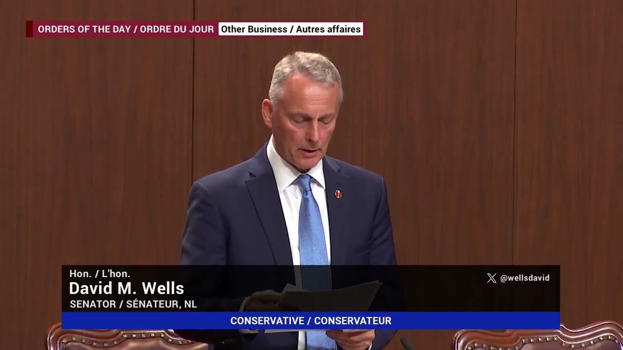 Bill S-228: Senator David Wells speaks at 2nd Reading and Senator Boyer refers bill to LCJC