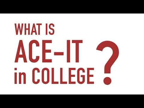 ACE-IT in College