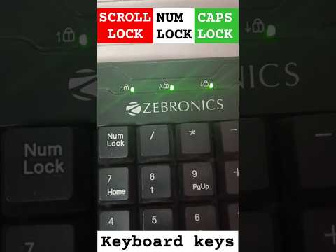 Caps lock scroll lock number lock #key #shorts #tech computer