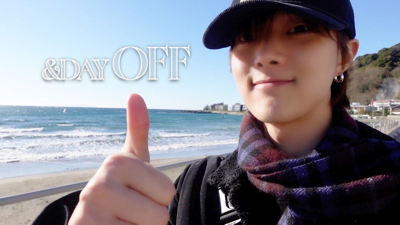 [&DAY OFF/EJ vlog] Solo Trip to Kamakura｜Relaxing by the Sea & Onsen | &TEAM