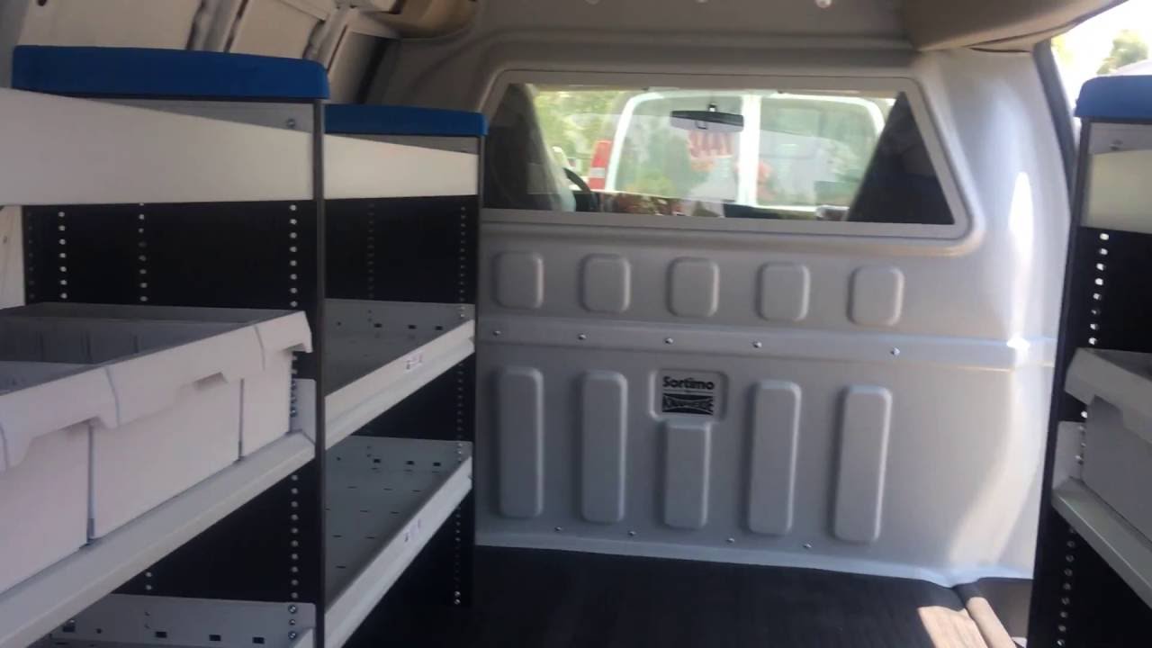 Knapheide Sortimo Bin Package In Chevy Van
