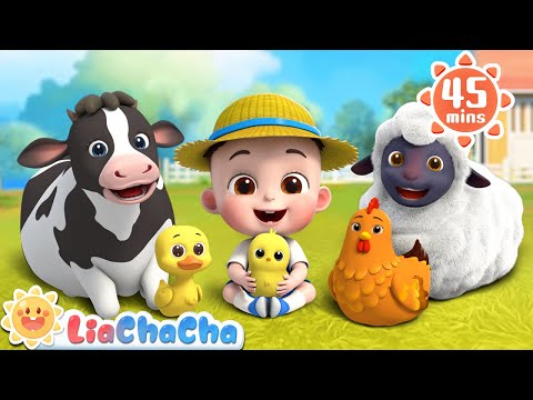 Old MacDonald Had a Farm 2 | Farm Animals Song + More LiaChaCha Kids Songs & Nursery Rhymes
